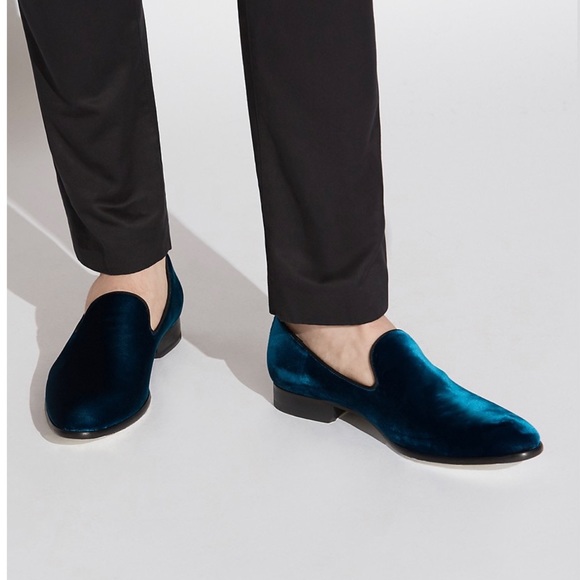 Saks Fifth Avenue | Shoes | Sacks Fifth Avenue Velvet Formal Loafers ...